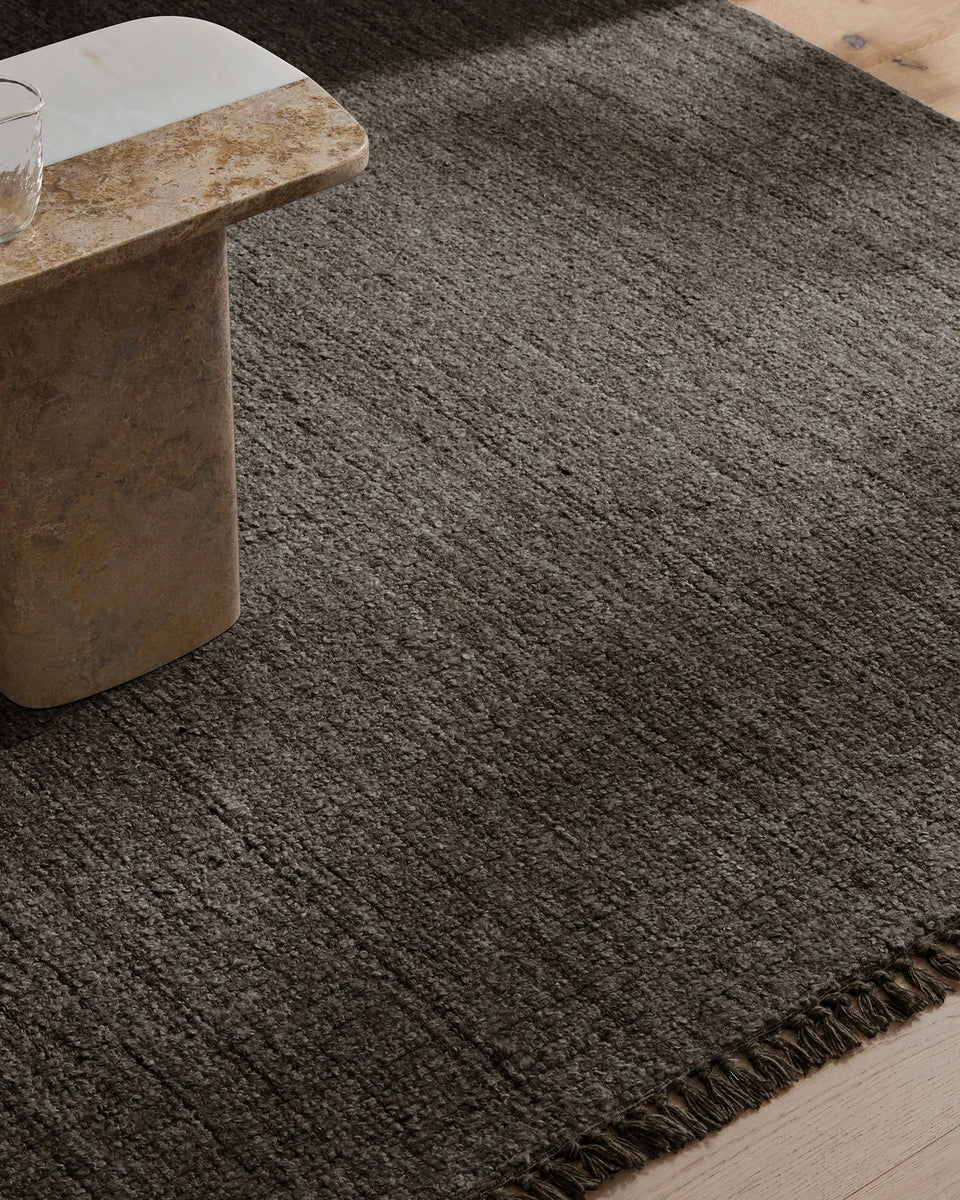 Puglia Polyester Floor Rug in Pigeon by Weave Home