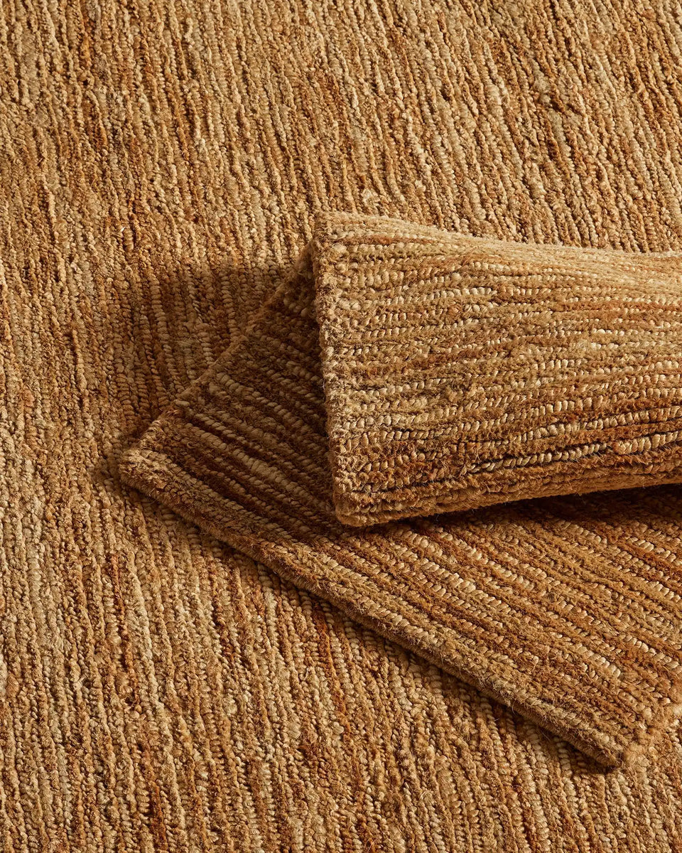 Bastian - Textured 200x300 Jute High Traffic Rug in Natural by Weave Home